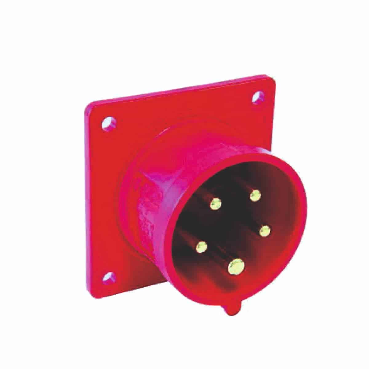 Tomada industrial fêma de encastrar ⋆ PCE ⋆ 3P+T 16A ⋆ 400V ⋆ IP44